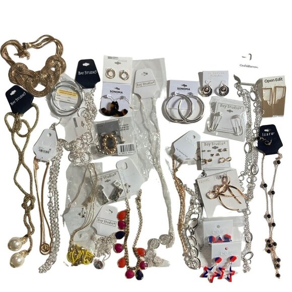 Bay Studio | Jewelry | Nwt Costume Jewelry Lot Necklaces Earrings ...